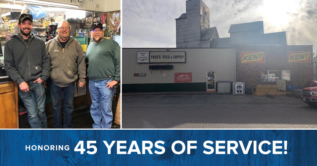 Dealer Milestone: Fred's Feed & Supply | KENT Nutrition