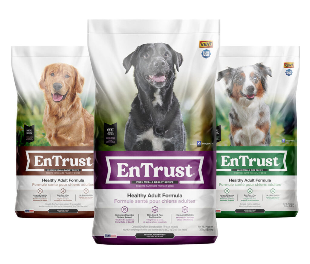 EnTrust Dog & Cat Food | Science-Based Nutrition | Kent Feeds - Blue Seal